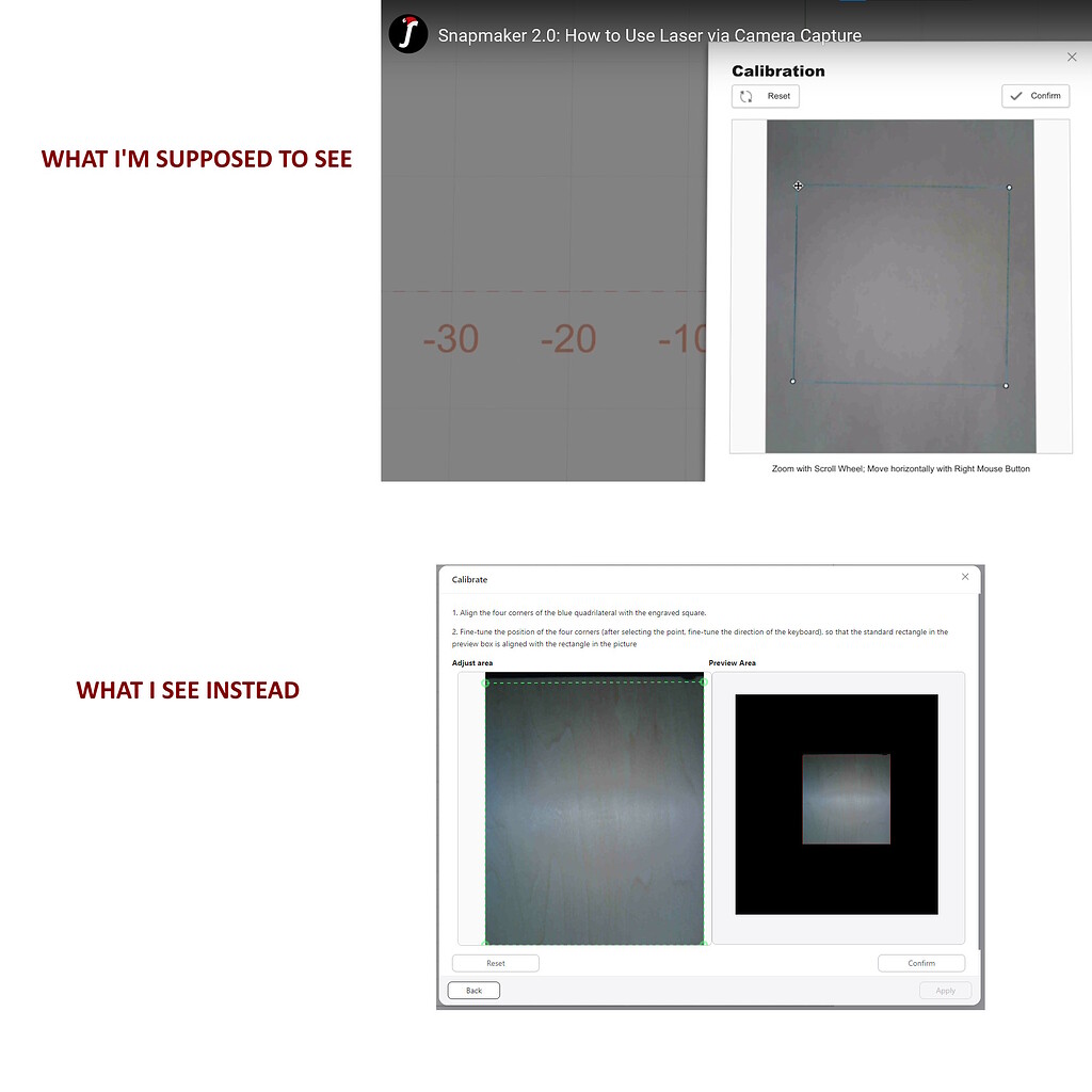 Unable to callibrate laser camera, callibration image is just a blank piece of wood - Snapmaker ...