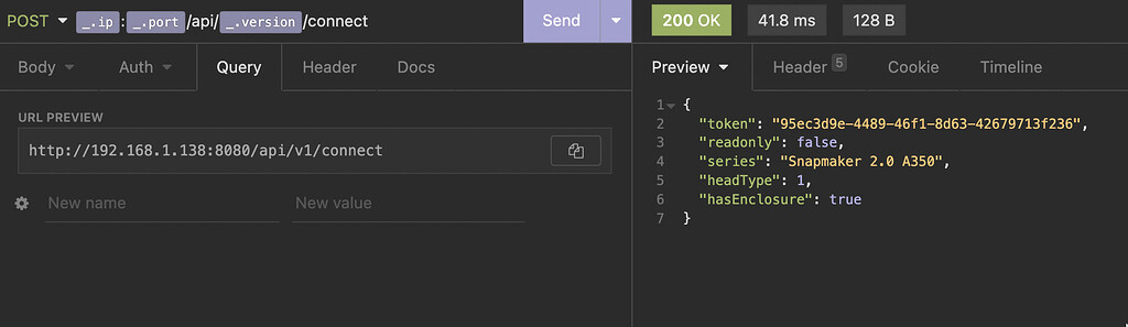 Status REST API - Snapmaker 2.0 (3-in-1) - Snapmaker: where creation ...
