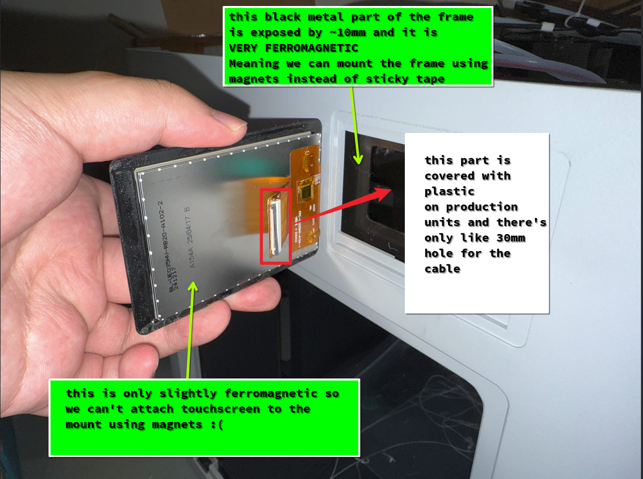 U1 Touchscreen Tilt Mount - Hardware Mods & Personal Project ...