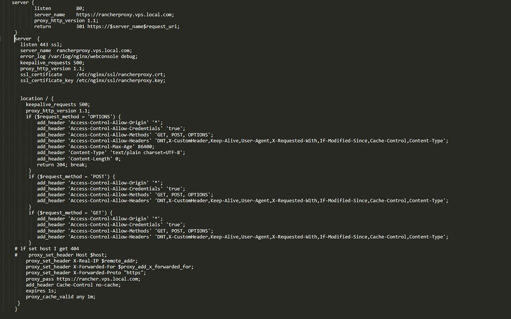 CORS with NGINX Reverse Proxy - SUSE