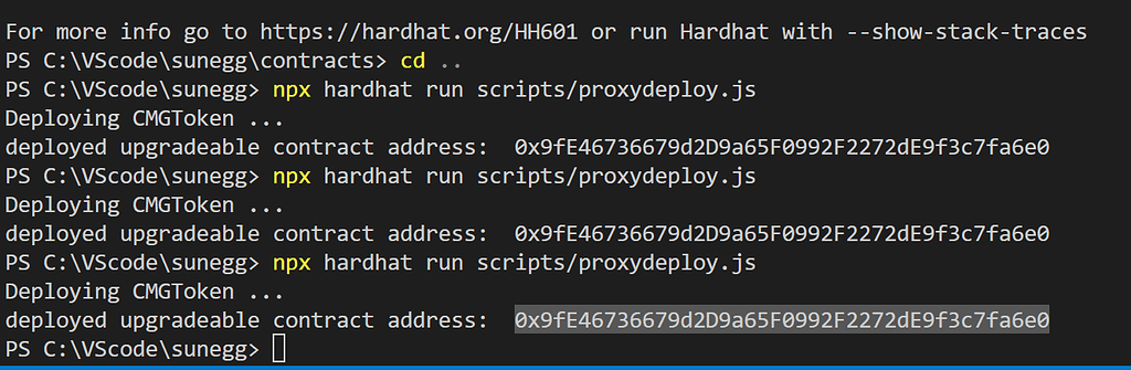 Sudden change to deployed address for any contract - Upgrades - OpenZeppelin Forum