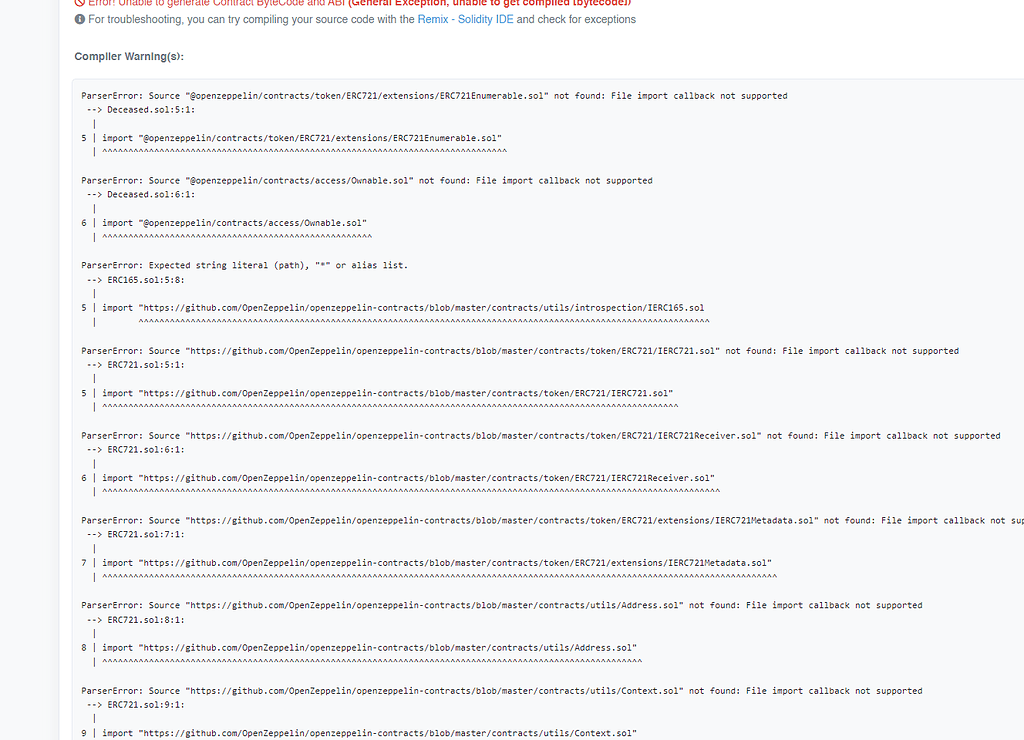 Difficulties verifying smart contract with imports - Contracts - OpenZeppelin Forum
