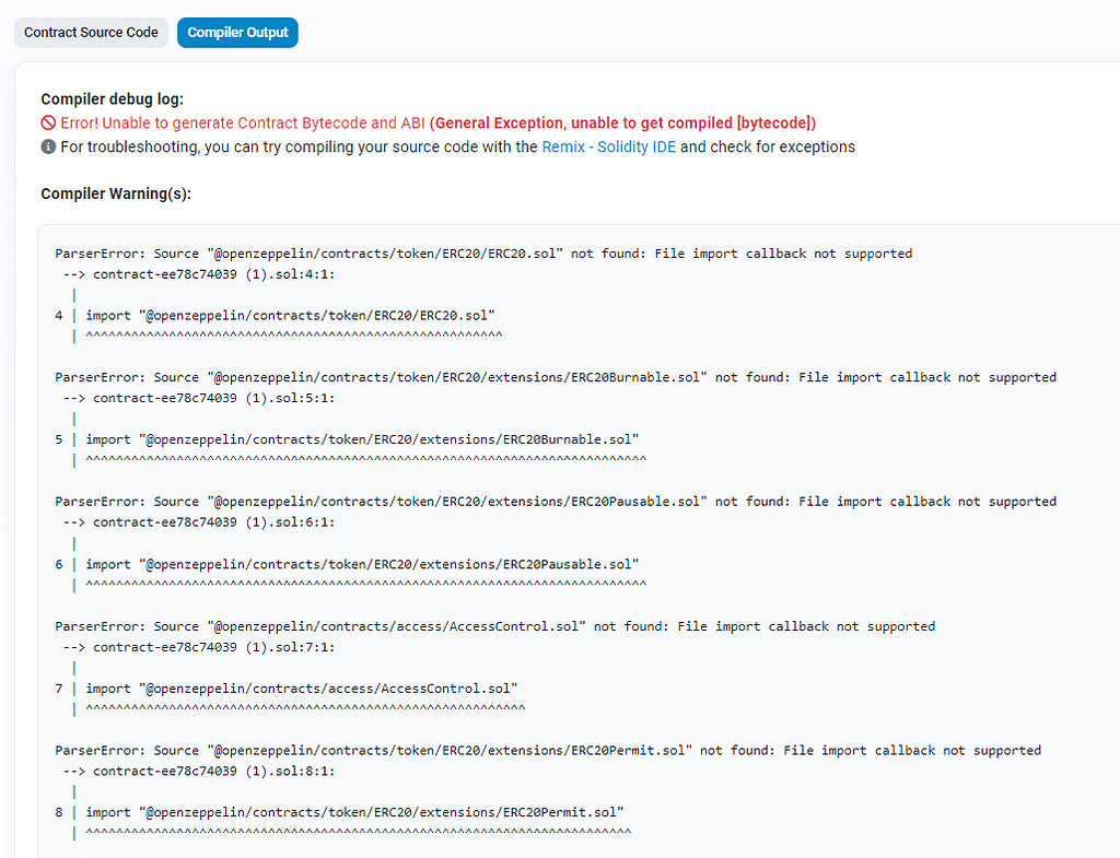 Hello I am trying to verify the contract in BNB but it gives an error, who can help in this case ...