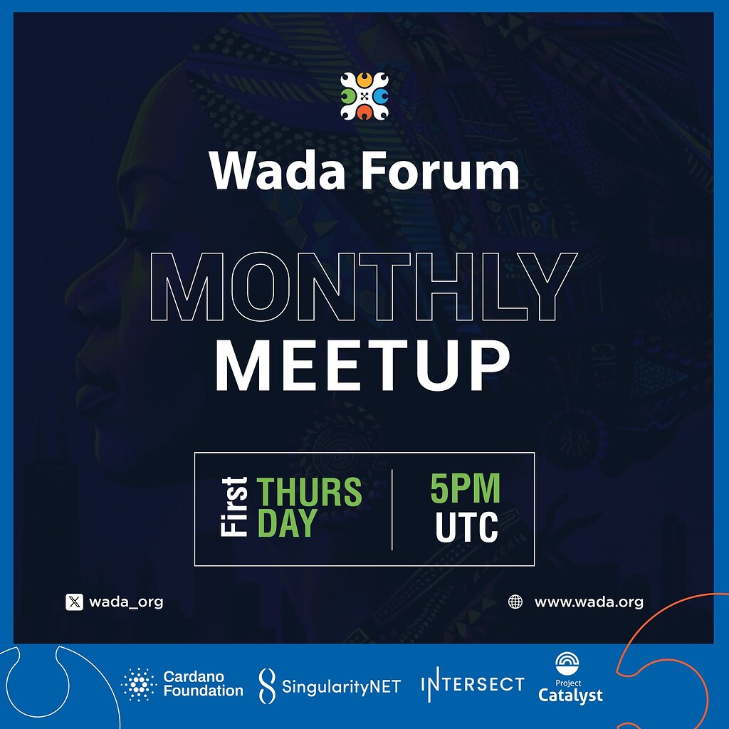 Wada Monthly Meetup - Meetups - Cardano Forum
