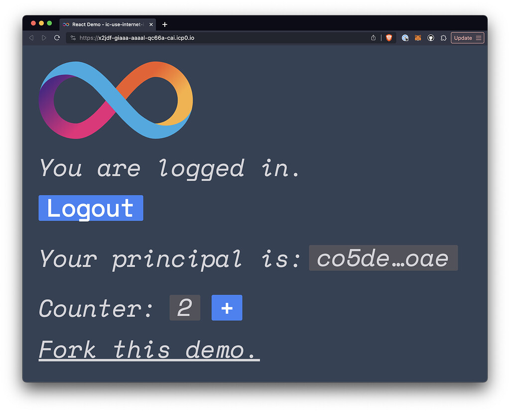 Announcing ic-use-internet-identity - A React Hook for easy integration of Internet Identity ...