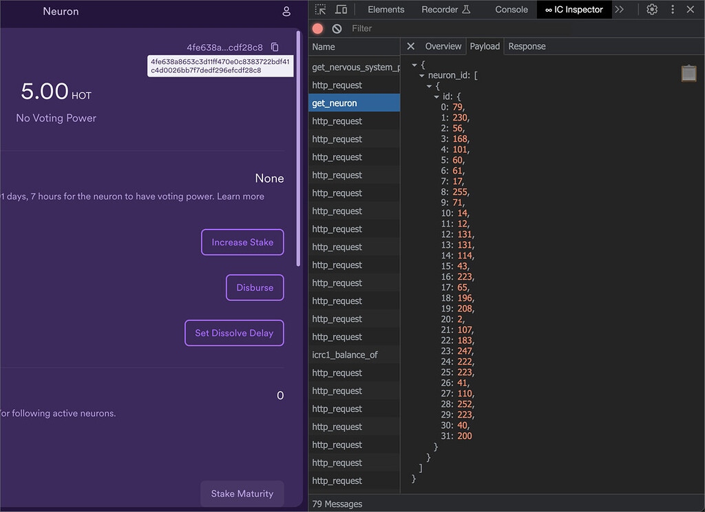 How to convert neuron ID to array of numbers? - Developers - Internet Computer Developer Forum
