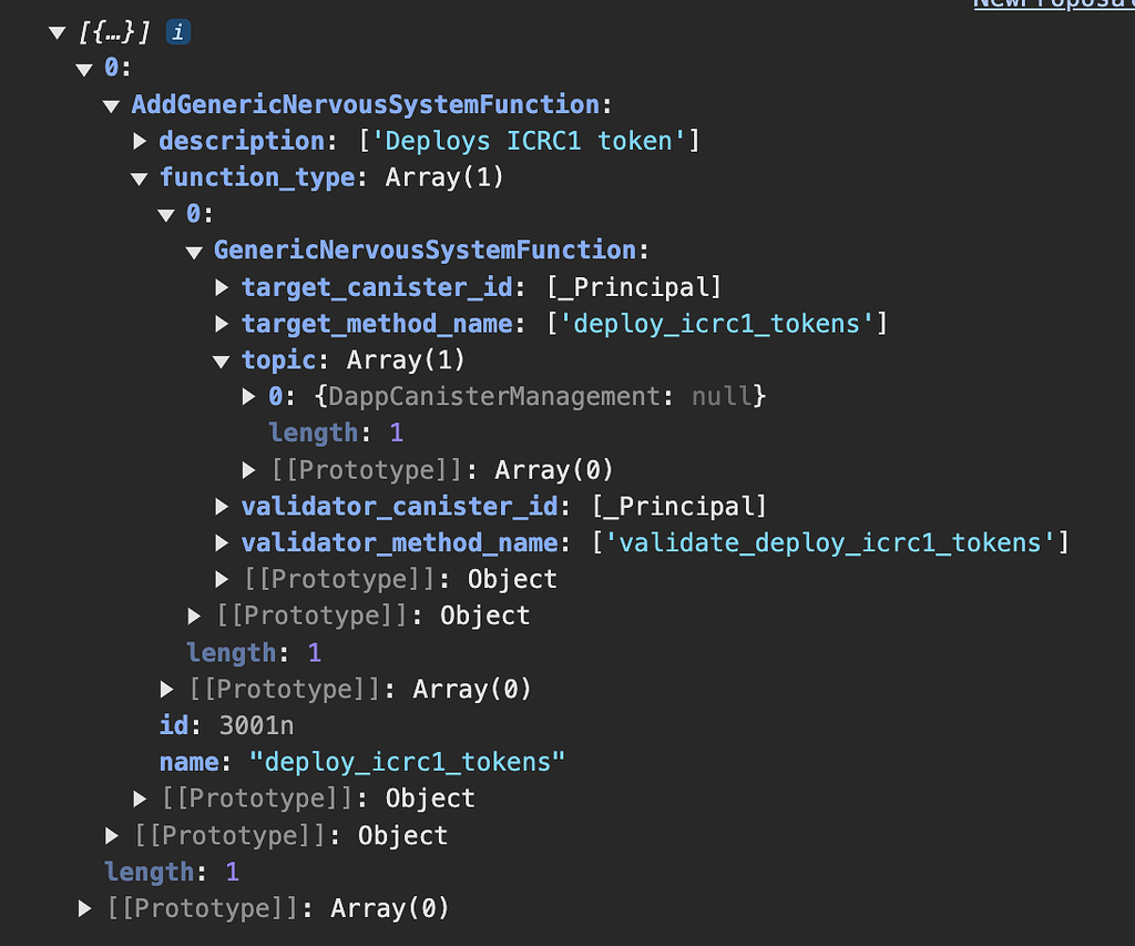 Add Generic Nervous System Function with new topic (bug?) - Developers - Internet Computer ...