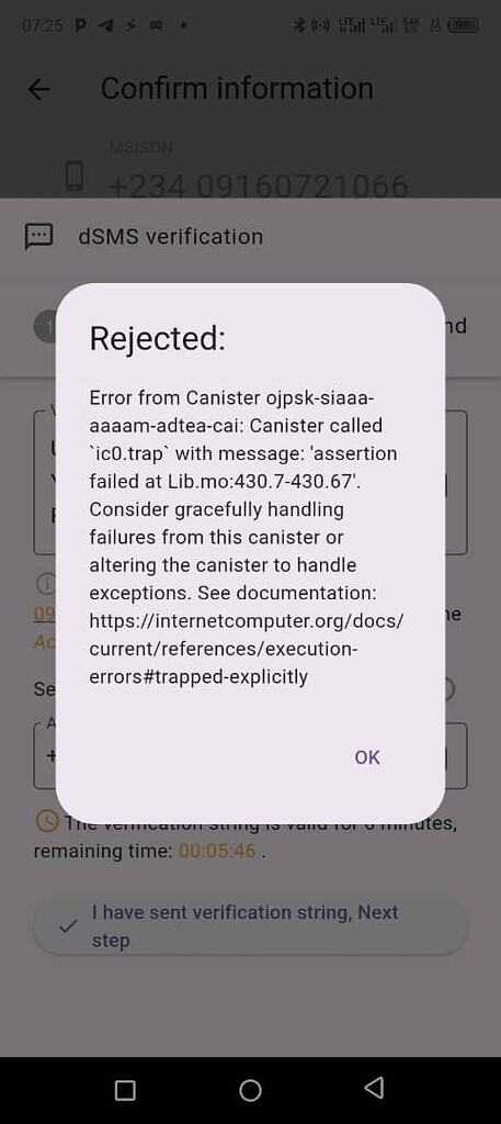 How to cancel the long error prompt - Motoko - Internet Computer Developer Forum