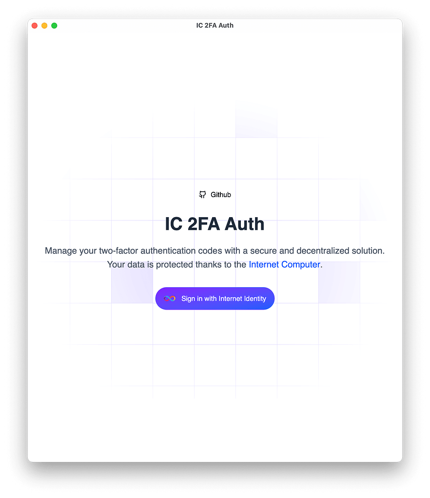 Tauri + Internet Computer + II: A Desktop App for 2FA Secrets & TOTP Generation - Developers ...