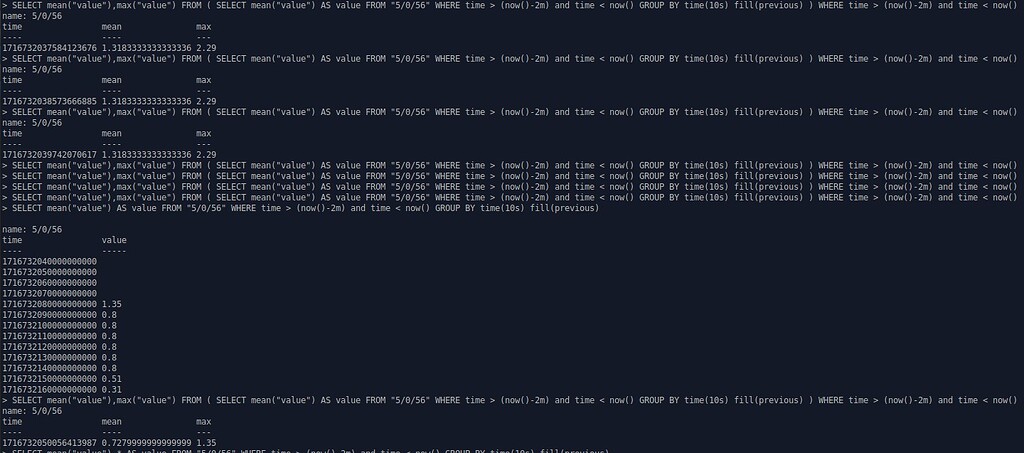 Queries sometimes return empty results - InfluxDB 1 - InfluxData Community Forums