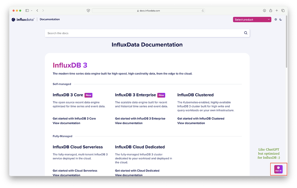 InfluxDB Technical Chatbot is here! - InfluxData Community Forums