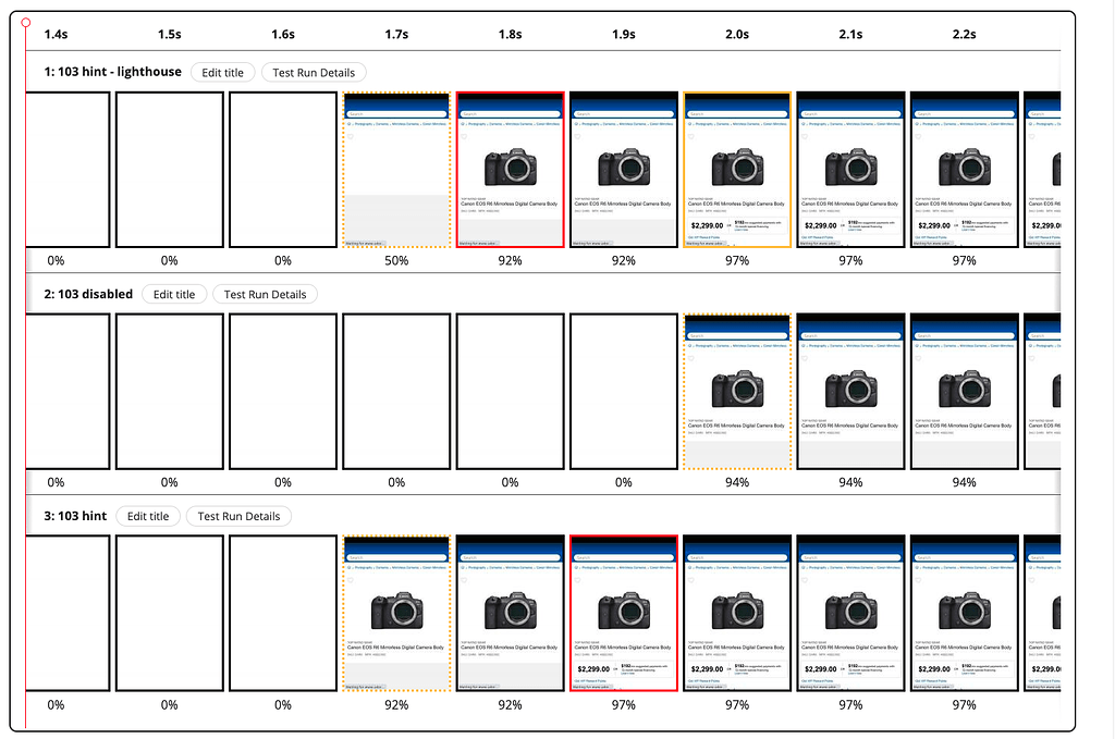 103 early hints results - Discuss Test Results - WebPageTest Forums