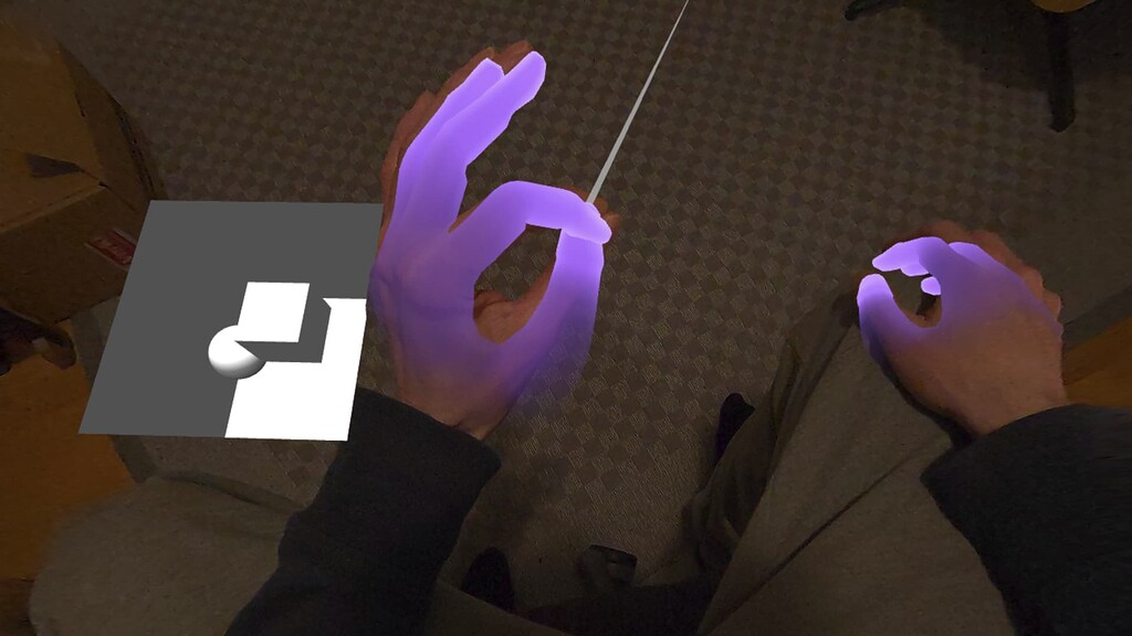 WebXR Fingers Overlapping During Pinch Gesture - Bugs - Babylon.js