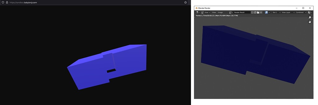 Blender to Sandbox export camera rotation problem - Questions - Babylon.js