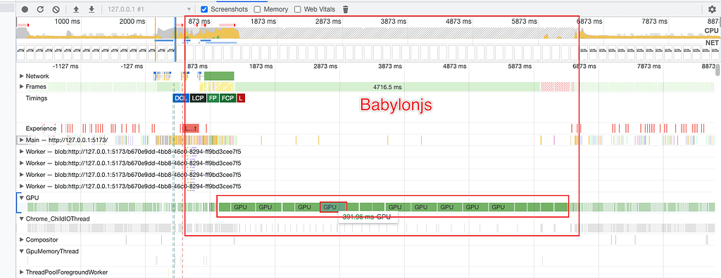 Babylonjs takes longer to render the first frame on mobile compared to Threejs - Questions ...
