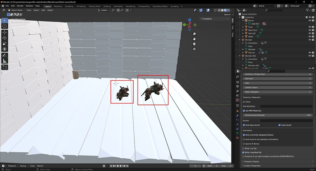 How to get world transform of meshes exported from Blender? - Questions - Babylon.js