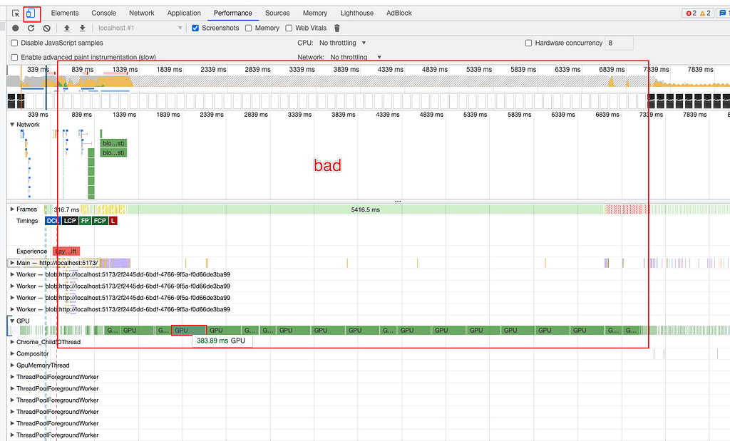`engine.disableUniformBuffers` is set to false in mobile mode, and cause a bad performance ...