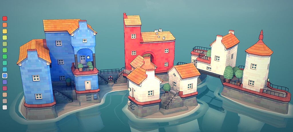 Townscaper : a procedural building game - Off topic - Babylon.js