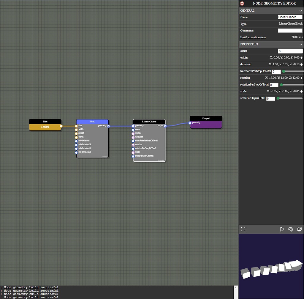 NGE Linear Cloner (and now radial cloner) - Feature requests - Babylon.js