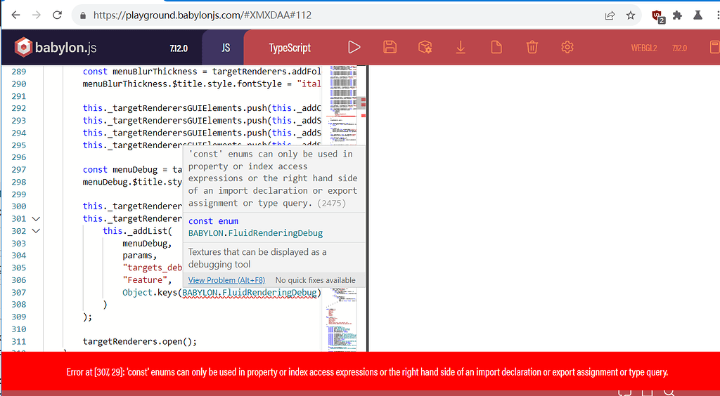 Fluid Rendering Demos: Error in demos from official docs - Bugs ...