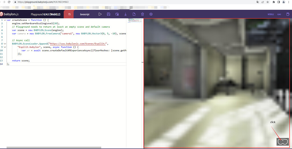 Enter webXR, the effect is different - Questions - Babylon.js