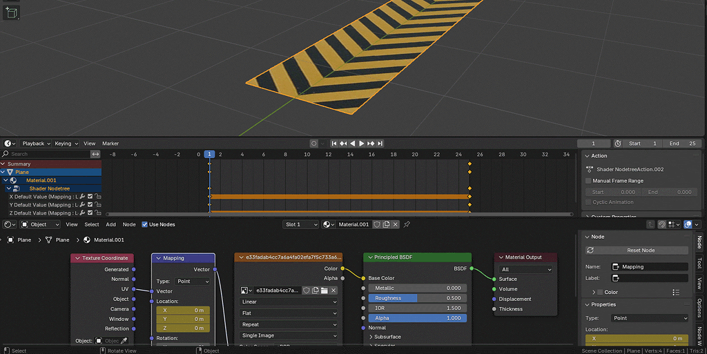 Is texture animation implemented through code or should it be included in the gltf file ...