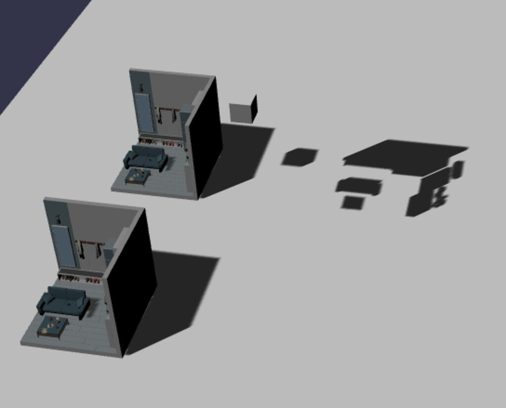 Shadows on instanced meshes from GLB - Questions - Babylon.js