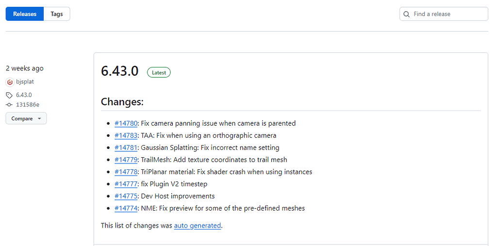 Issue on BabylonJS Github - Bugs - Babylon.js
