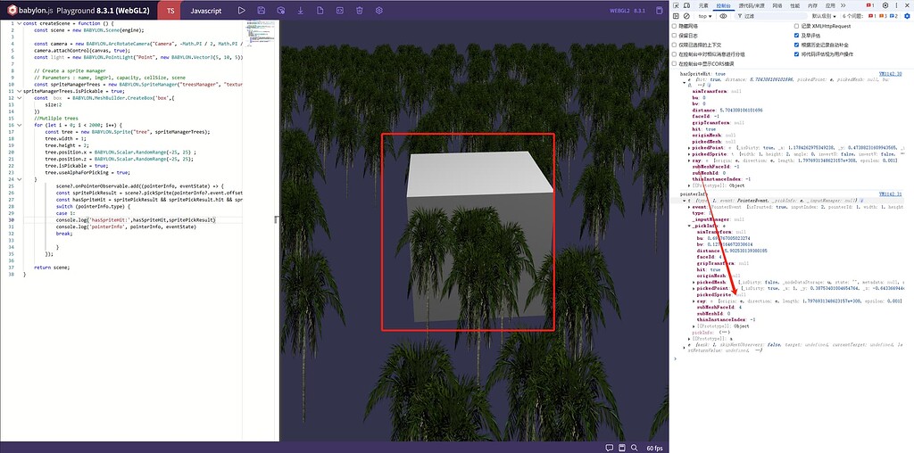 Sprite picking issue - Questions - Babylon.js