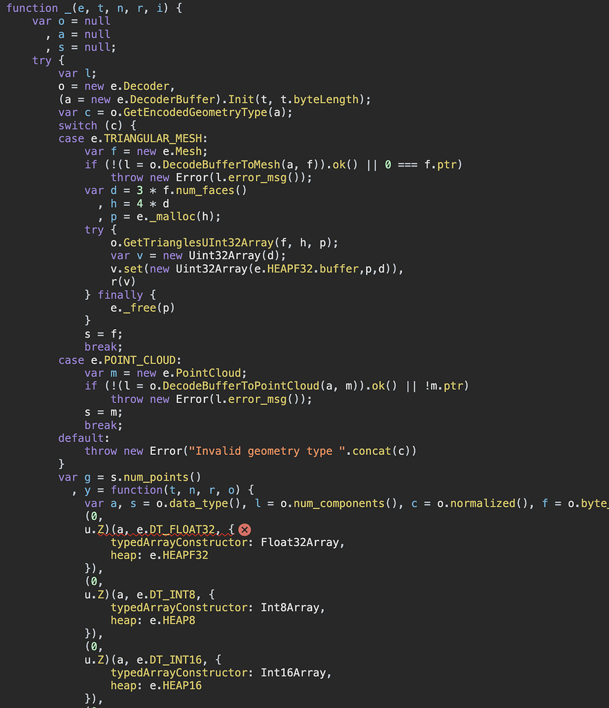 Build error with draco version 6.22.0 - Bugs - Babylon.js