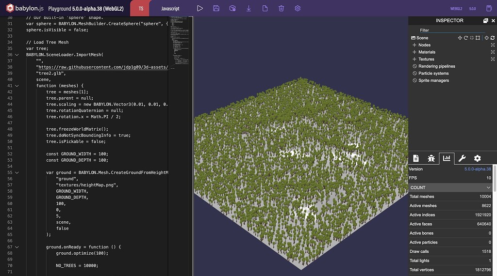 Understanding Instances & Draw Calls - Questions - Babylon.js