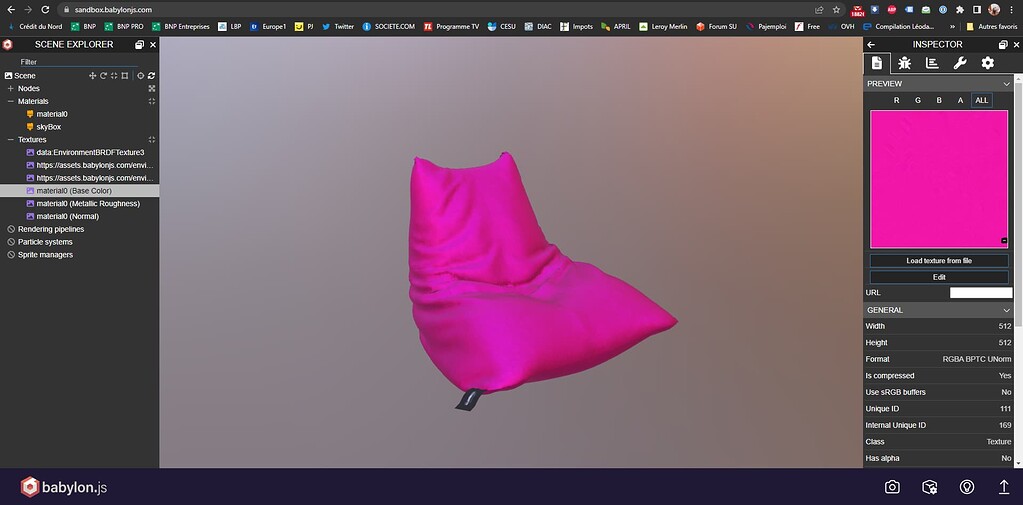 Bug when exporting and importing back to babylon - Bugs - Babylon.js