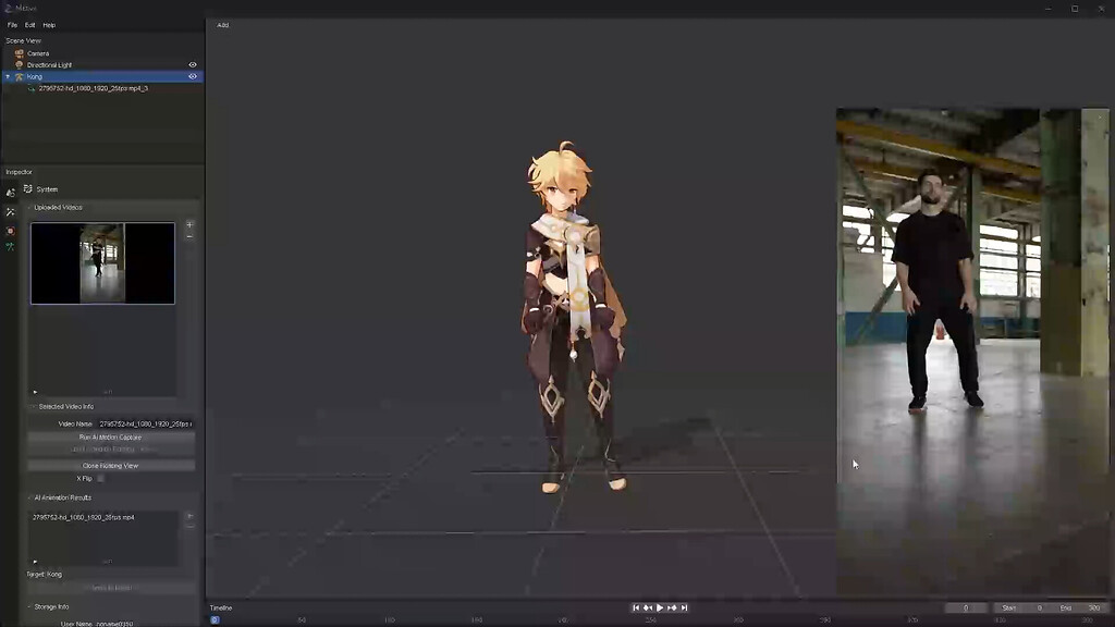 MMD-compatible AI motion capture service - Demos and projects - Babylon.js