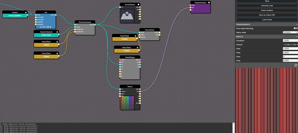 Post Process Material with radial texture mapping - Questions - Babylon.js