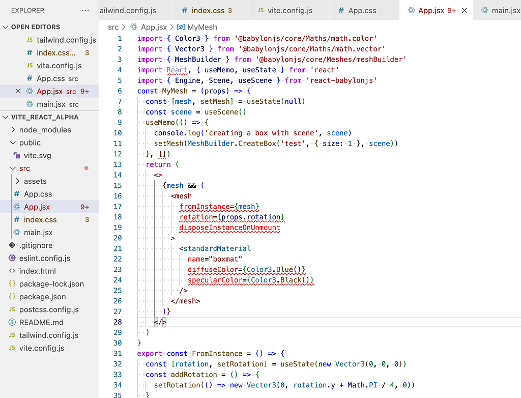 How to get intellisense in VS code for react-babylonjs? - Questions - Babylon.js
