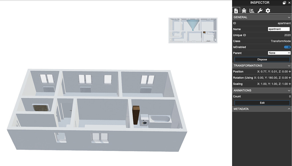Export causes inverted scaling - Questions - Babylon.js