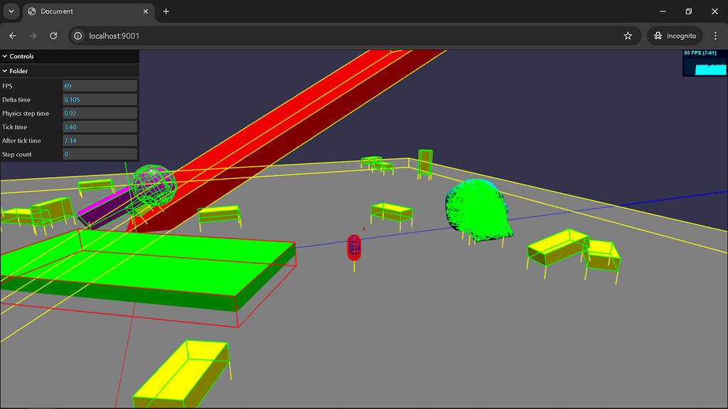 Low-Level Havok Debug Lines Visualization - Feature requests - Babylon.js
