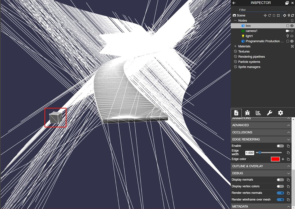 Why do the custom mesh's normals not look like Box's normals? - Questions - Babylon.js