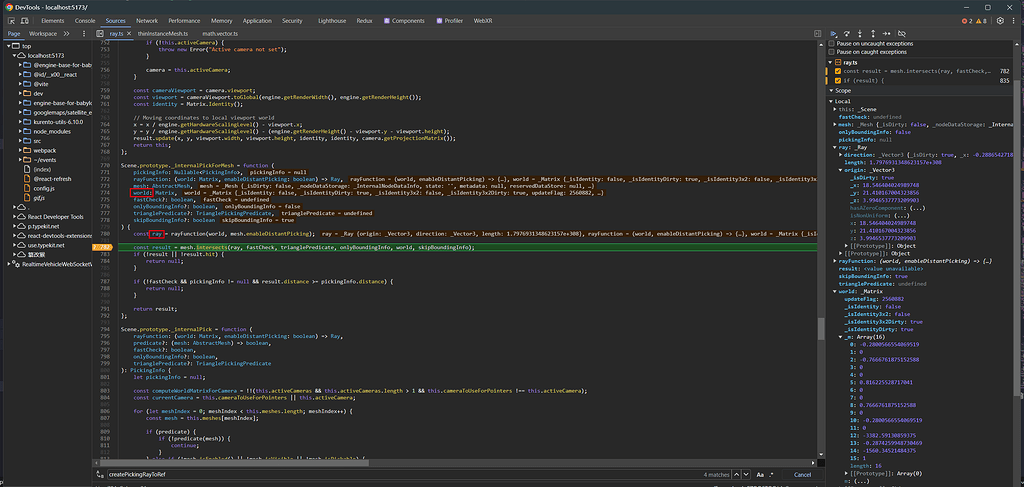 The problem when picking the Merged Mesh Thin Instance - Questions - Babylon.js