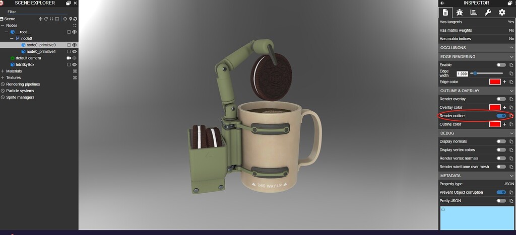 Render outline fails for certain models - Questions - Babylon.js