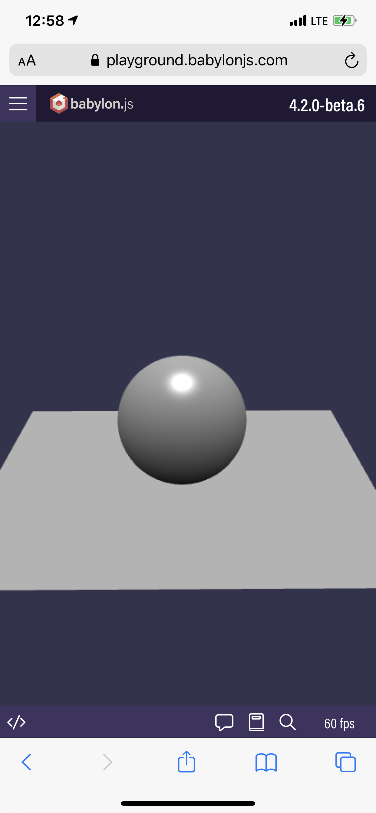 Babylon.js does not work on iOS 14.2 Safari browser - Page 2 - Bugs - Babylon.js