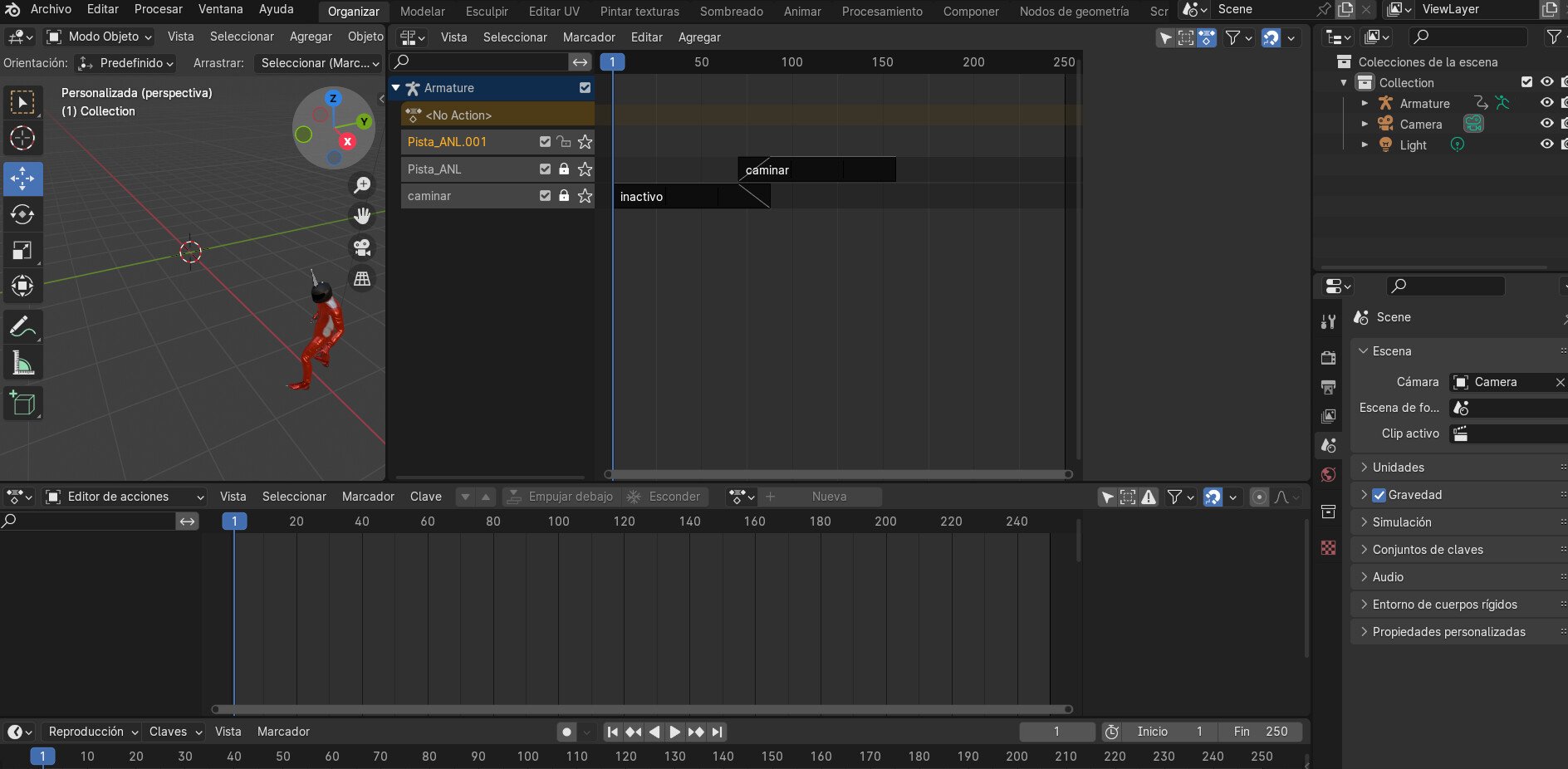 Load character with more than one animation to babylon - Questions - Babylon.js