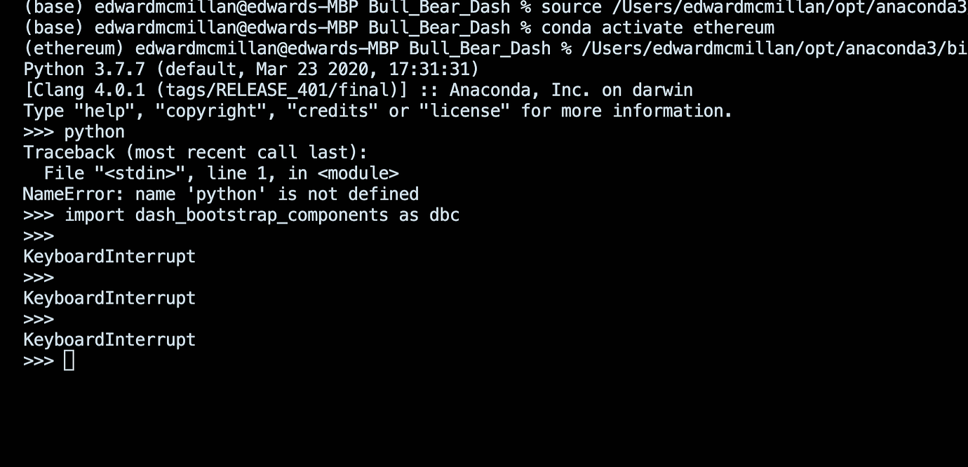 Import dash_bootstrap_components doesn't work - Dash Python - Plotly ...