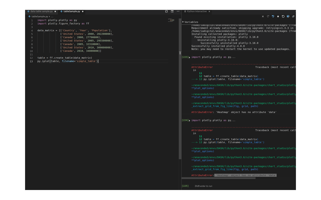 Plotly table using plotly - Dash Python - Plotly Community Forum