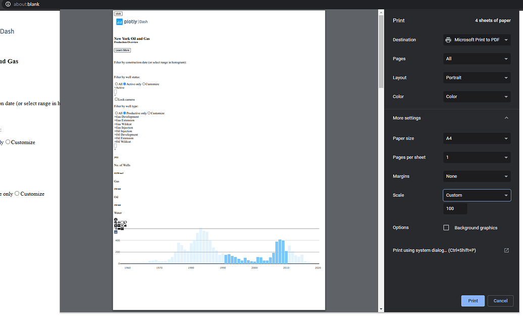 Exporting multi page Dash app to pdf with entire layout - Dash Python ...