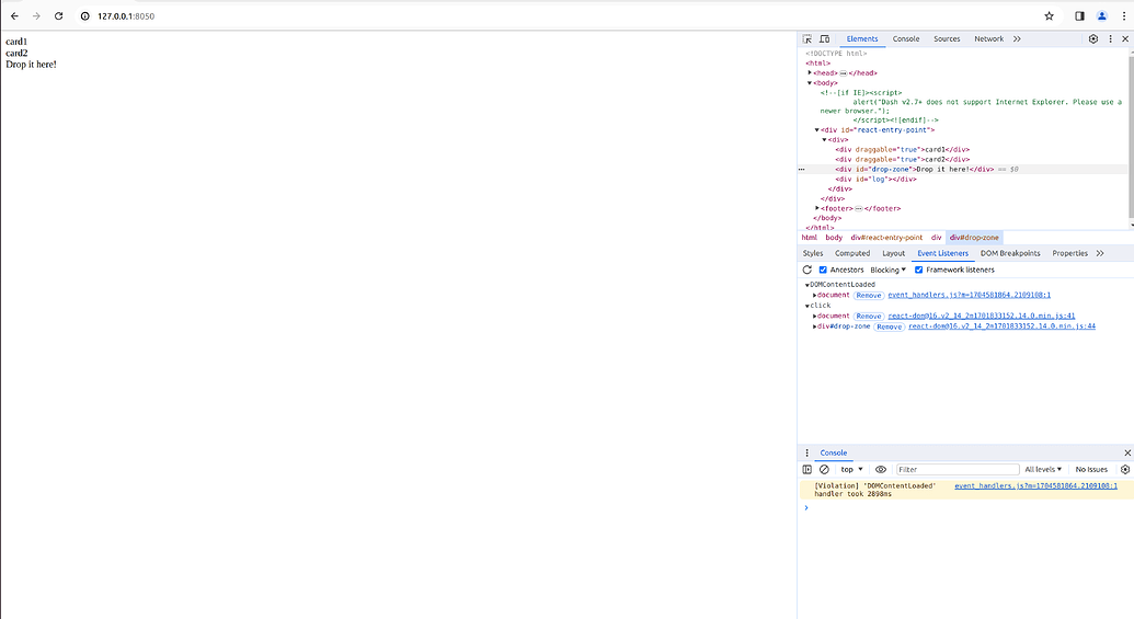 Dash drag and drop functionality - Dash Python - Plotly Community Forum