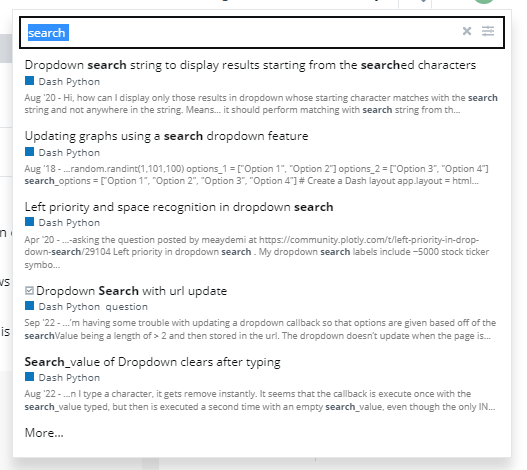 Search Dropdown in Dash - Dash Python - Plotly Community Forum