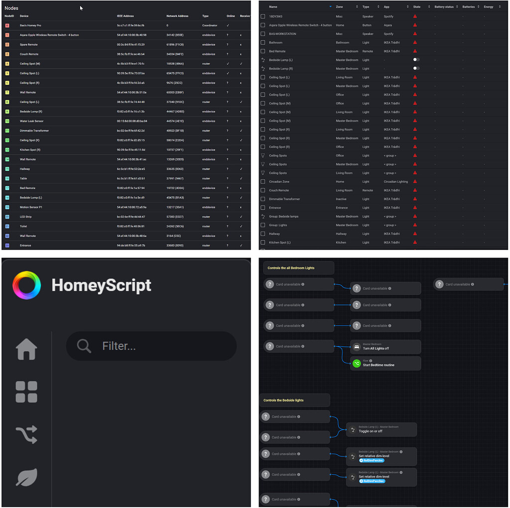 Almost all devices, scripts and flows are unavailable after Homey update - Questions & Help ...