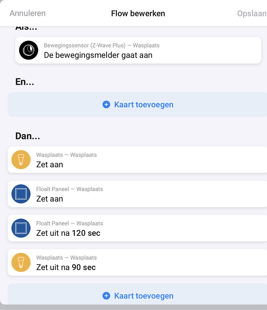 Beginner probleem met flow - Vragen & hulp - Homey Community Forum