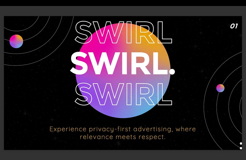 Swirl Ads. - The decentralised ad platform that puts privacy first, rewards publishers, and ...